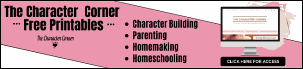The Character Corner Free eBooks, Printables and Challenges! - The ...